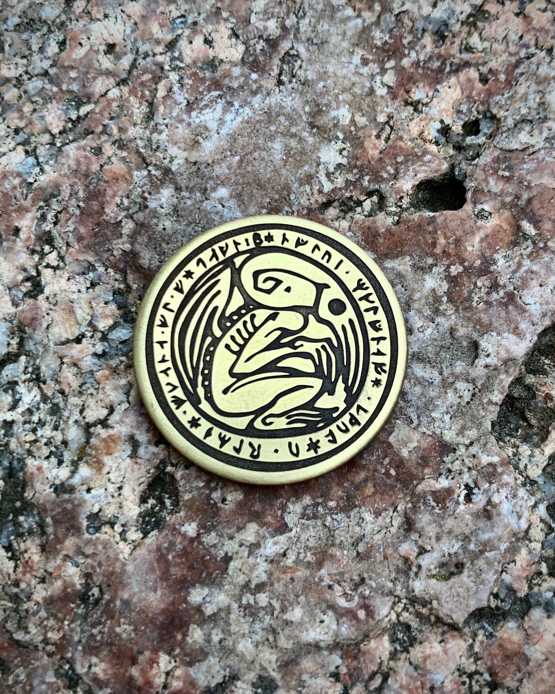 Cthulhu Coin || Pendant || Keychain (25mm; 1") - Etsy