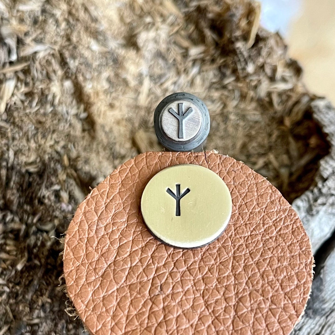 RUNE ALPHABET Z, X, Y, R Futhark Rune Alphabet Metal Stamp Metal Die ...