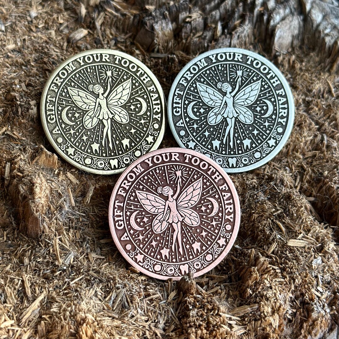 TOOTH FAIRY Souvenir Coin || Coin of Tooth Fairy || Gift || Talisman ...