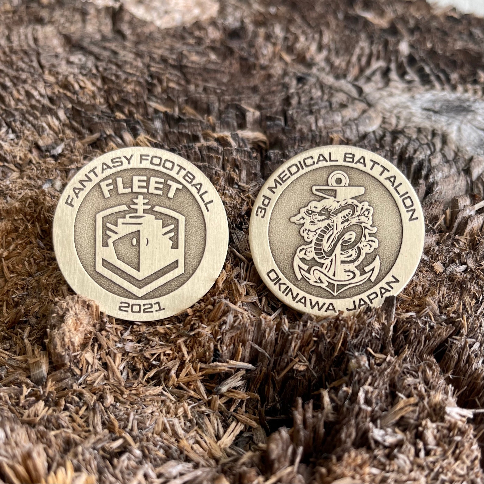 CUSTOM Coin Pendant Keychain or Pin 33 Mm 125 Inch - Etsy