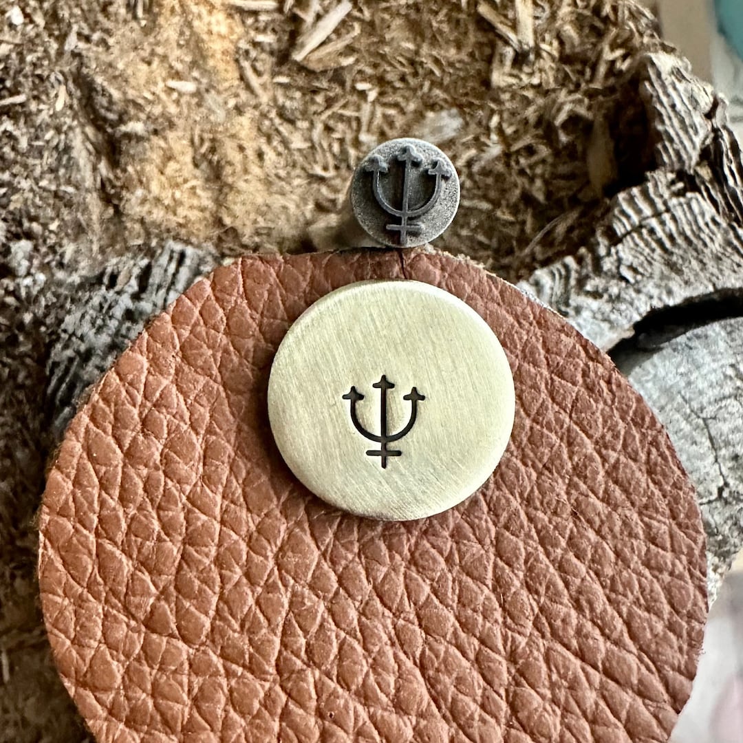 NEPTUNE SYMBOL Metal Stamp Neptune Symbol Metal Die - Etsy