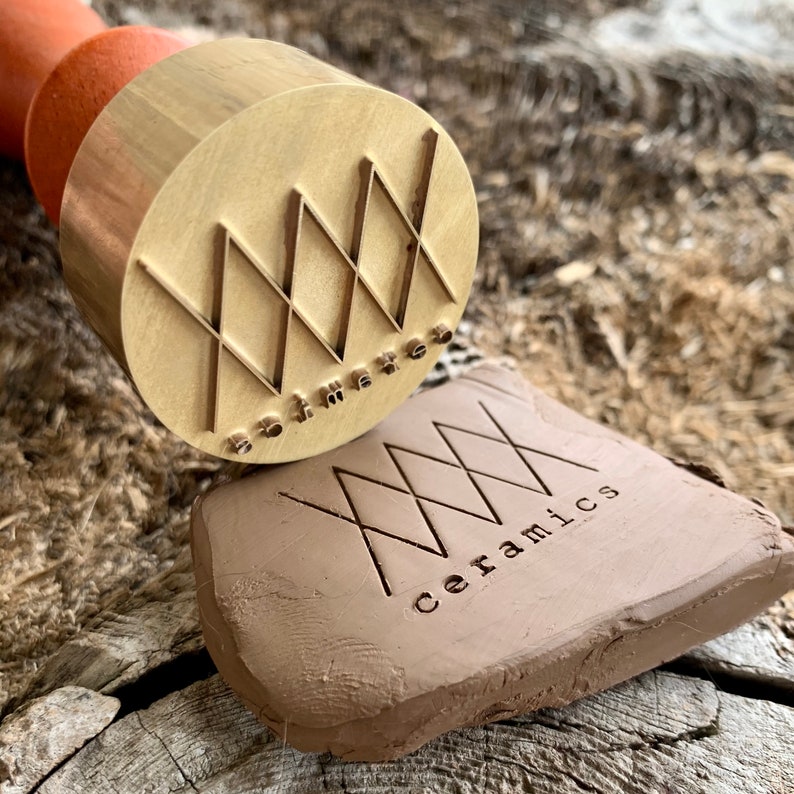 CUSTOM CLAY STAMP Custom Pottery Stamp Custom Pottery - Etsy