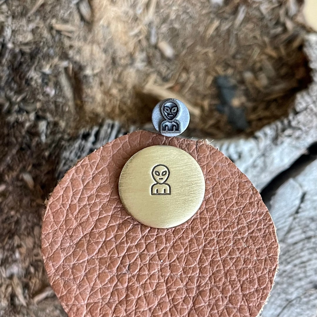 ALIEN Metal Stamp Alien Metal Die Metal Stamps Jewelry Punch Stamp ...