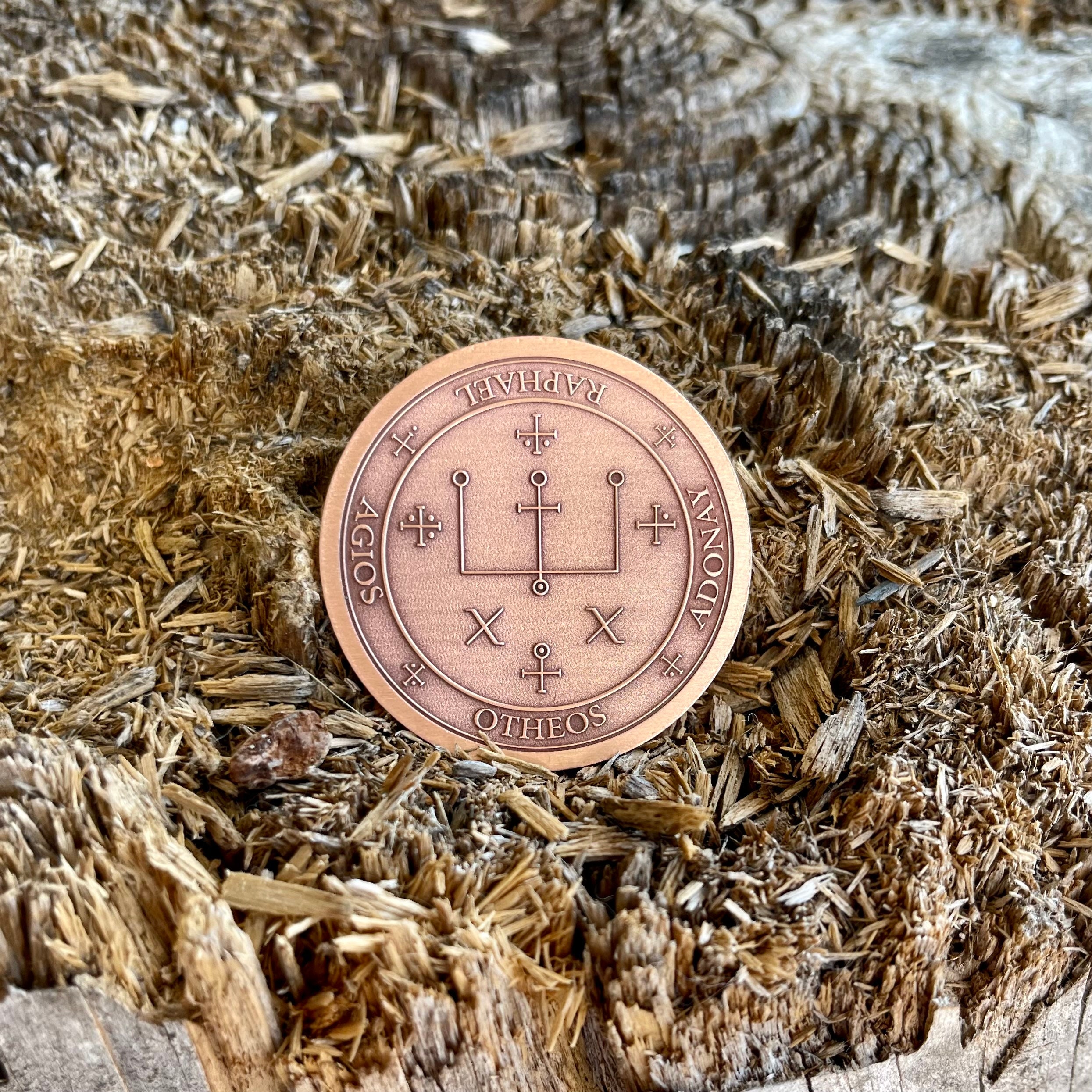 ARCHANGEL RAPHAEL SEAL Seal of Archangel Raphael Coin - Etsy
