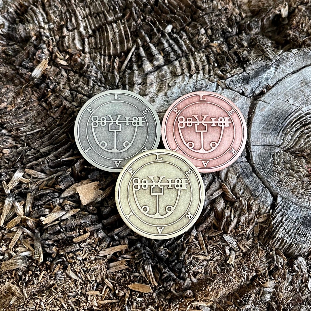 SEAL OF LERAIE || Goetia Coin || Leraye || Coin, Pendant, Keychain, Pin ...