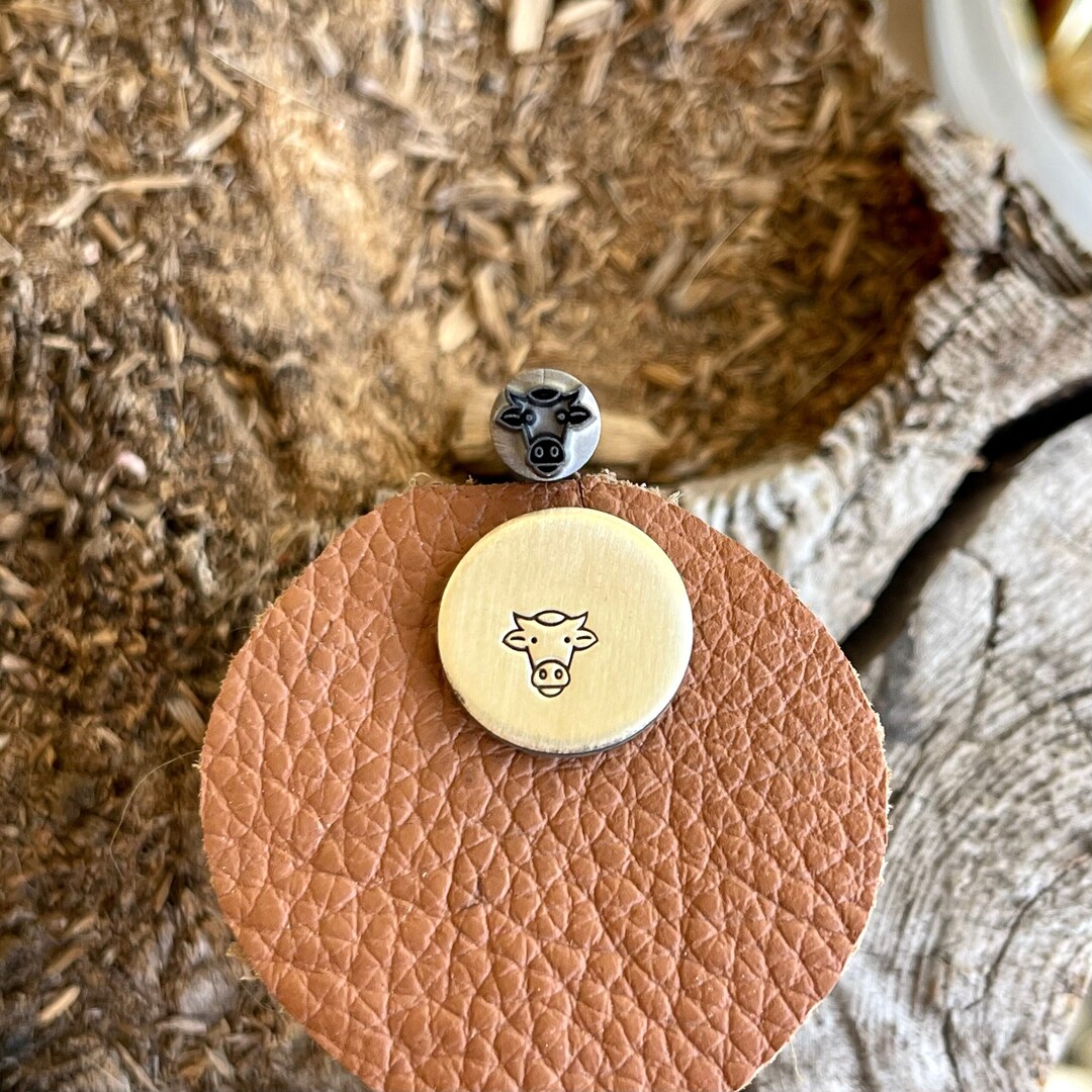 COW Metal Stamp || Cow Head Metal Die || Animal Metal Stamp || Jewelry ...