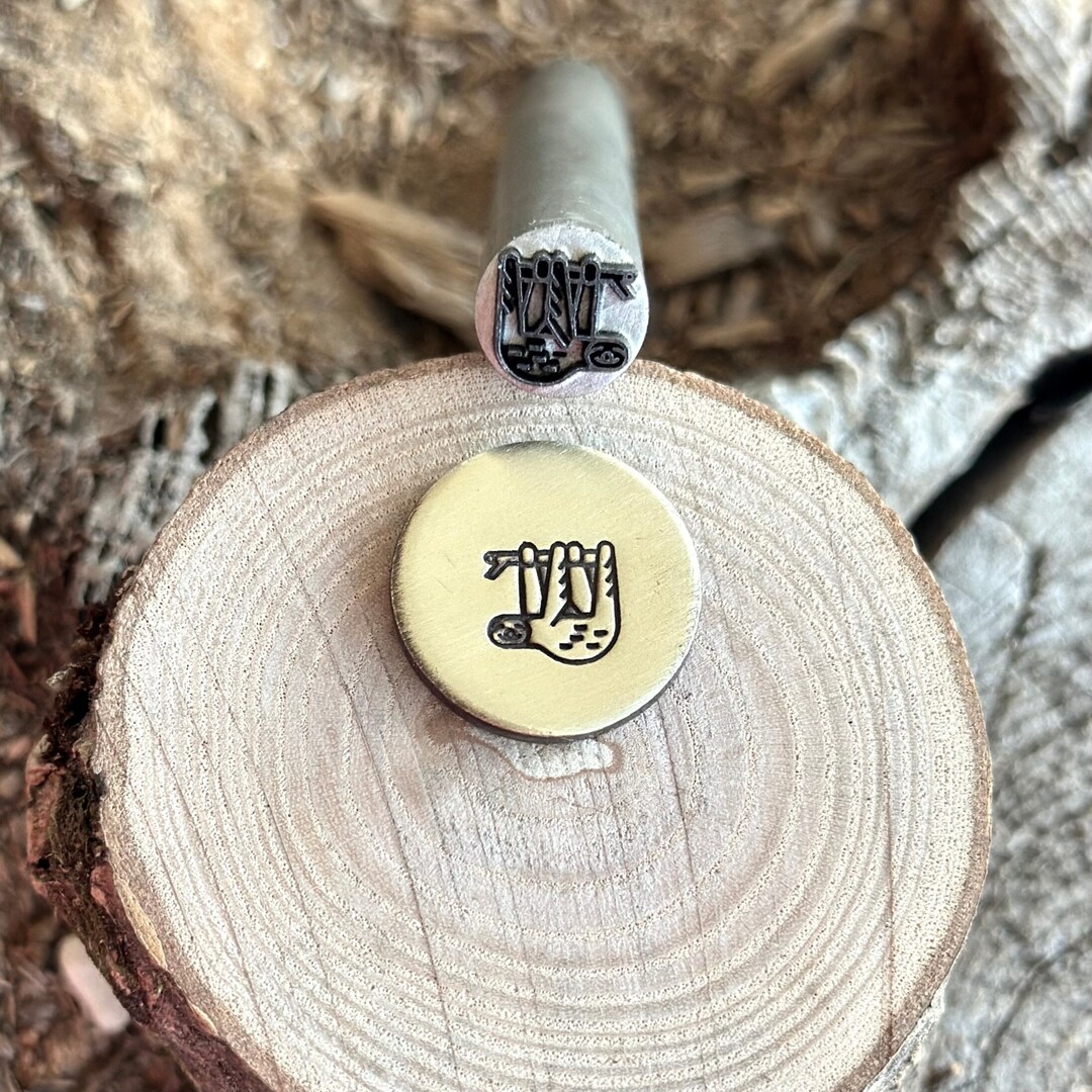 SLOTH Metal Stamp || Sloth Metal Die || Metal Stamps || Jewelry Punch ...