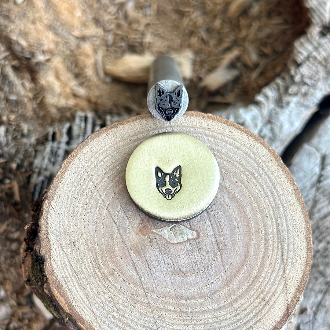 BLUE HEELER Metal Stamp || Blue Heeler Die || Dog Breed Metal Stamp ...