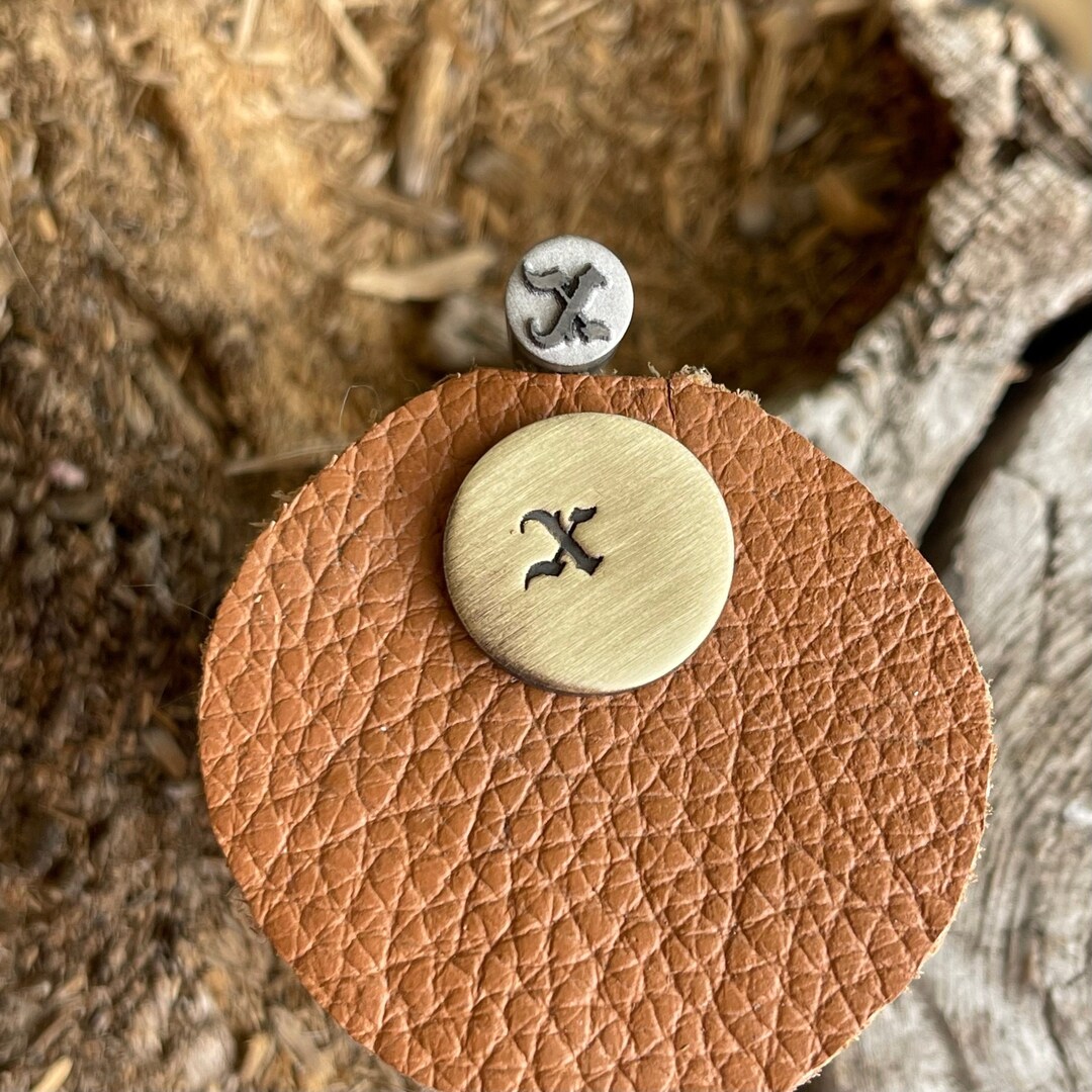 X Letter METAL STAMP || Old English Alphabet Metal Die || Metal Stamps ...