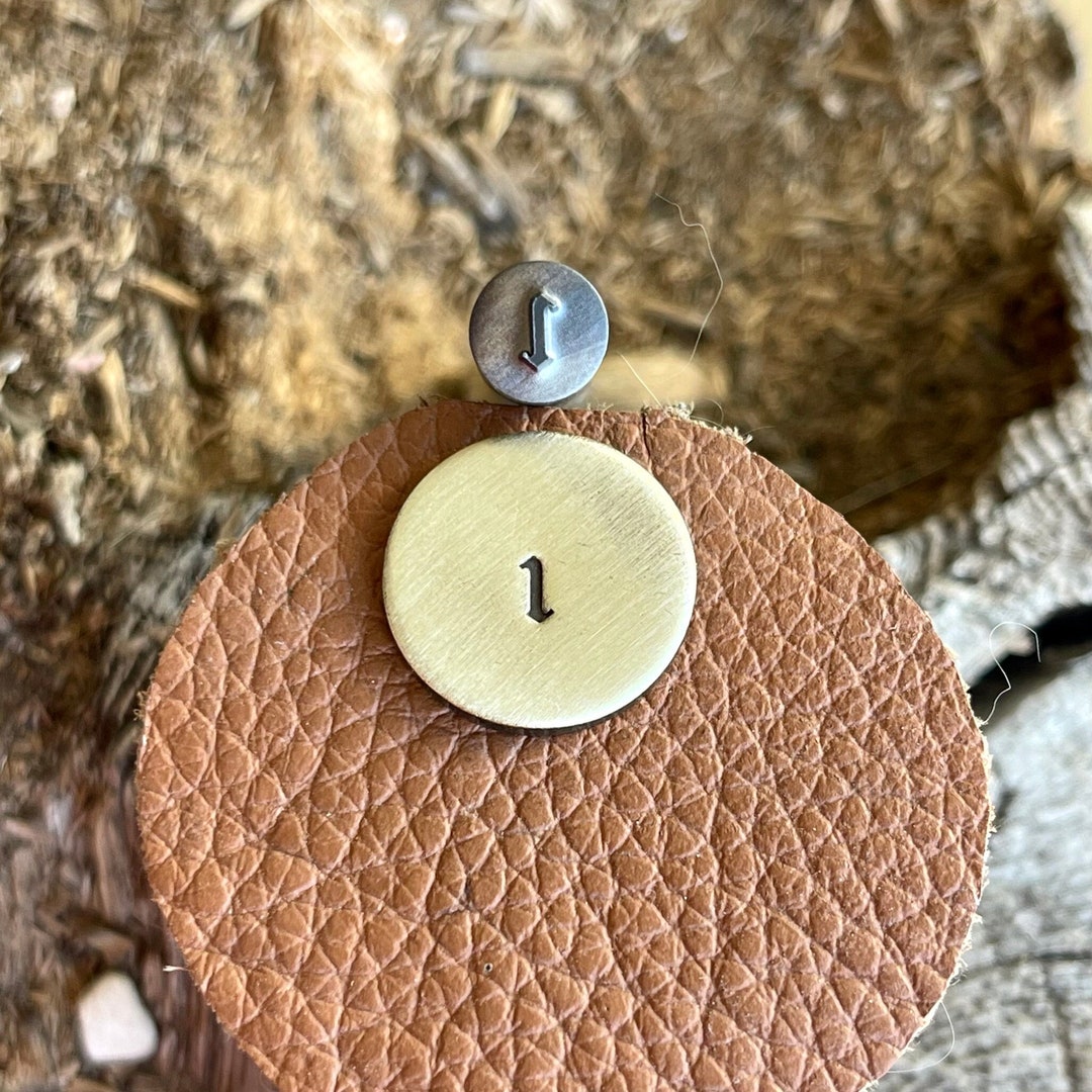 NUMBER 1 METAL STAMP || Number 1 Old English Alphabet Metal Die ...