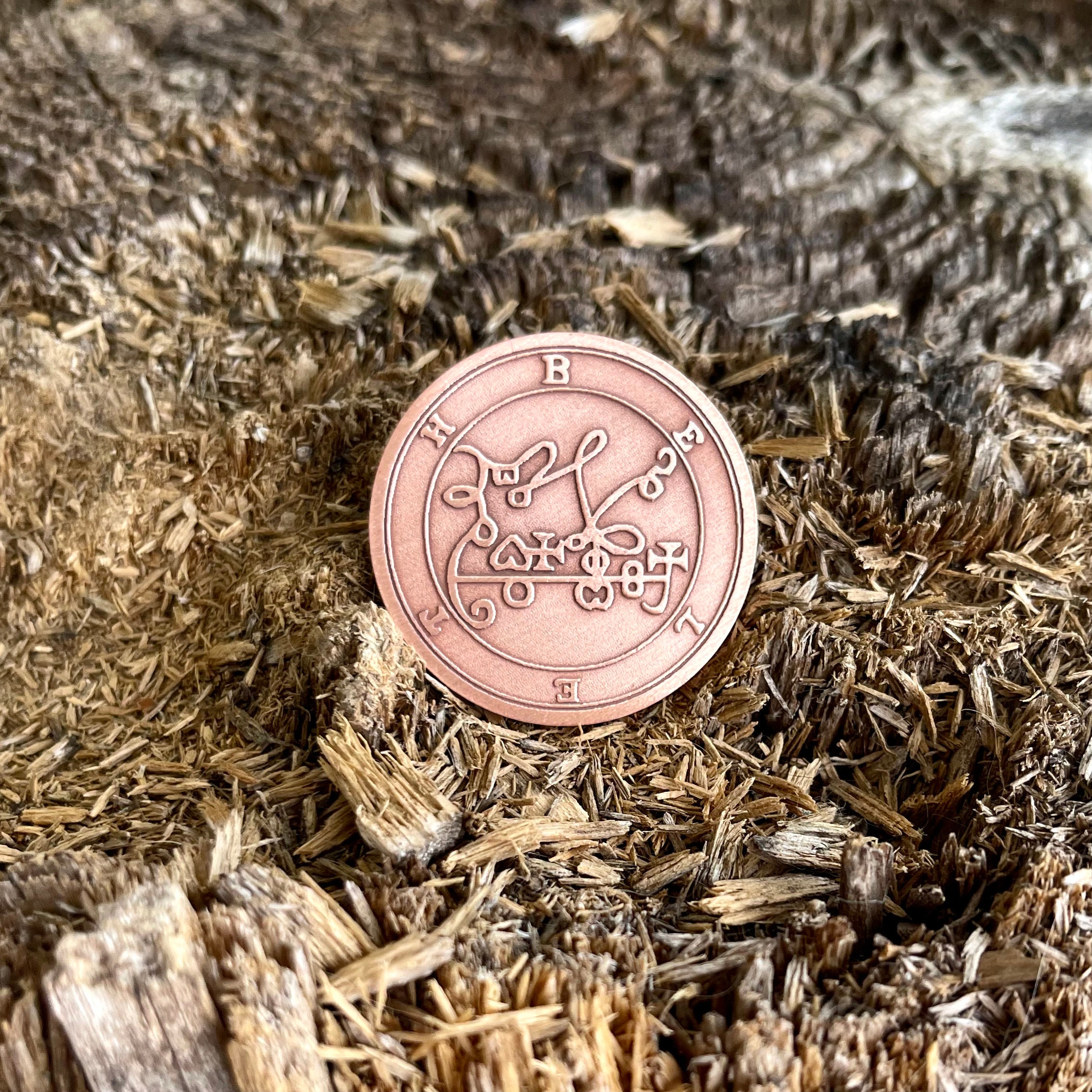 SEAL OF BELETH Goetia Coin Bileth Coin Pendant - Etsy