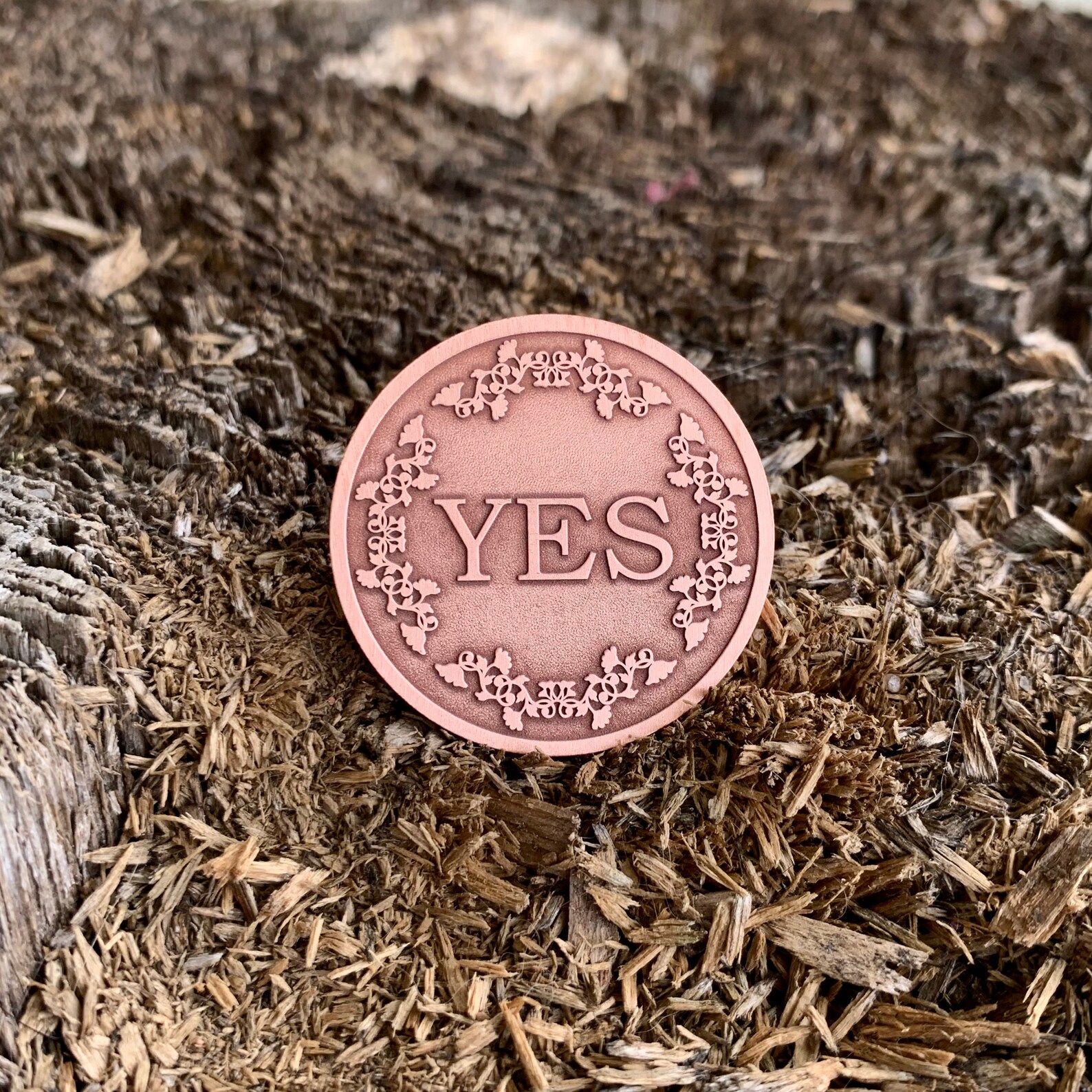 YES/NO Coin Decision Coin Oracle Coin 33 mm 1.25 inch | Etsy