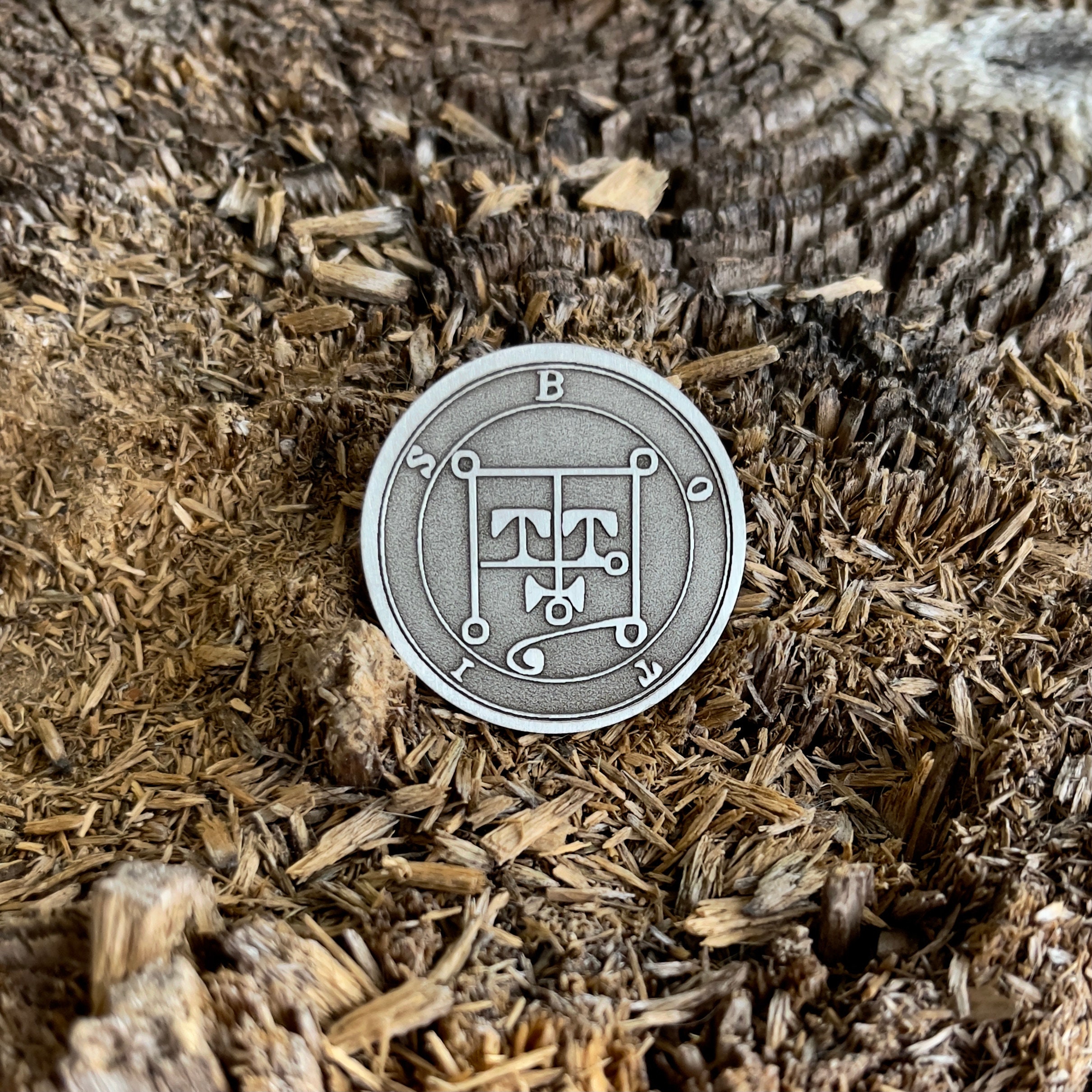 SEAL OF BOTIS Goetia Coin Botis Coin Pendant - Etsy