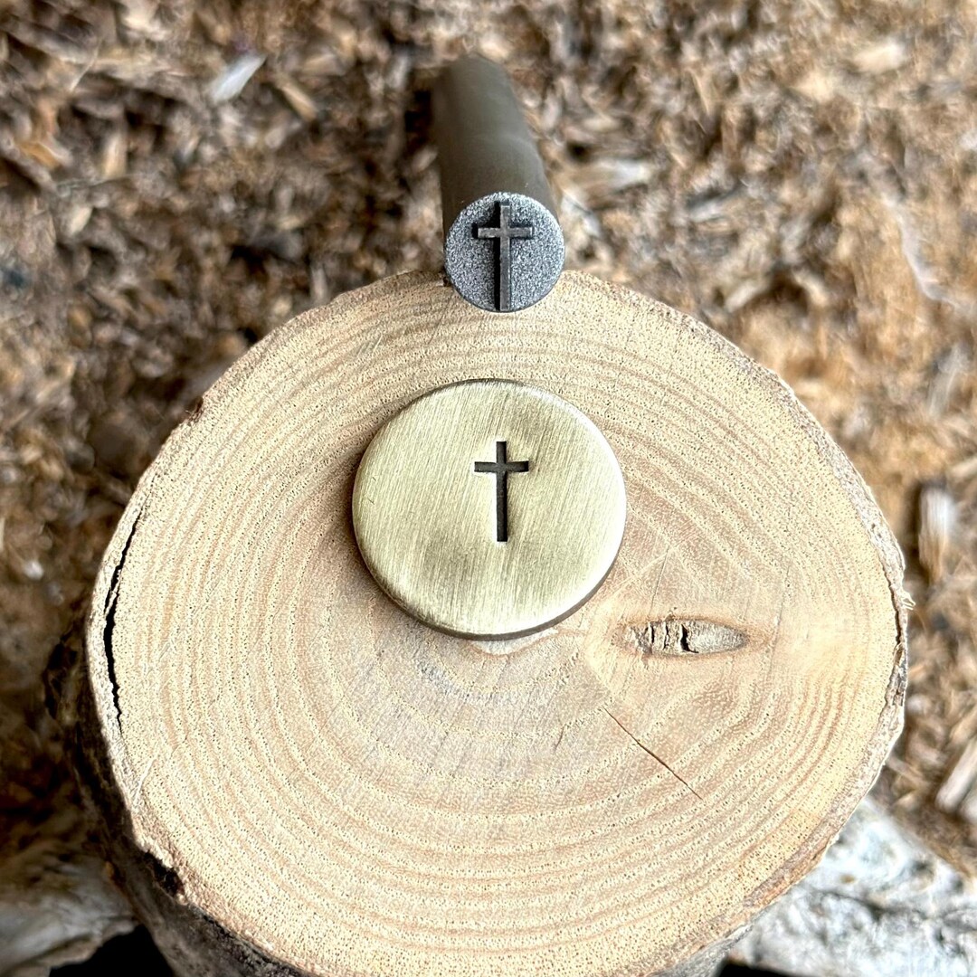 CROSS Metal Punch Stamp || Christian Cross Metal Die || Metal Stamps ...