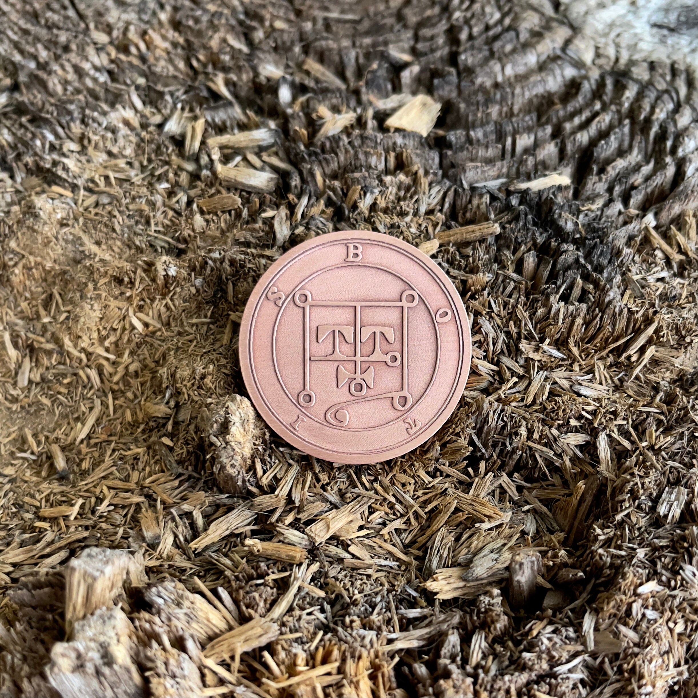 SEAL OF BOTIS Goetia Coin Botis Coin Pendant - Etsy
