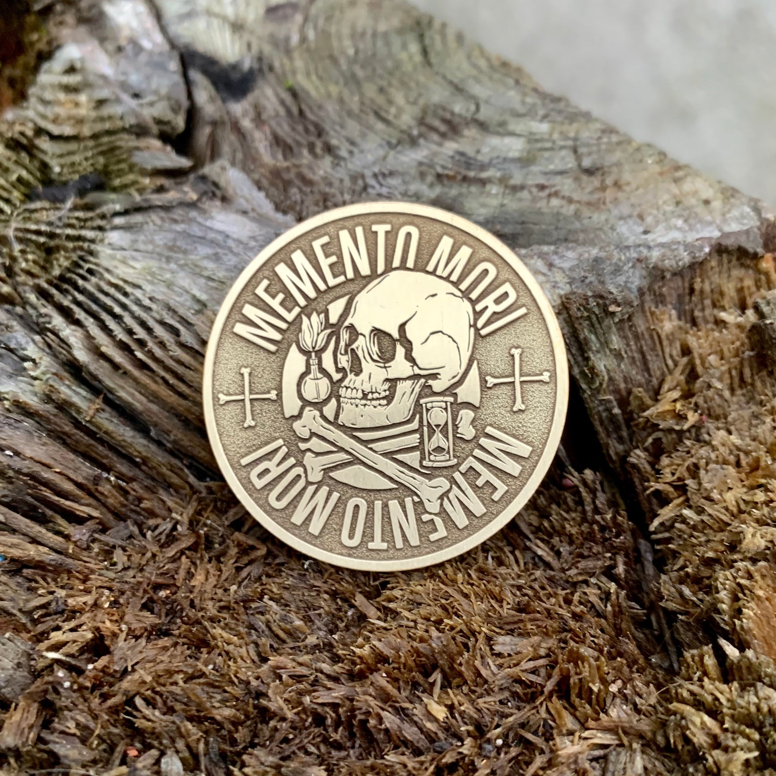 MEMENTO MORI Coin Souvenir Coin Memento Mori Pocket - Etsy