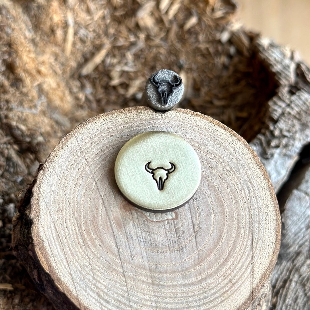 BULL SKULL Metal Stamp || Bull Skull Metal Die || Metal Stamps ...