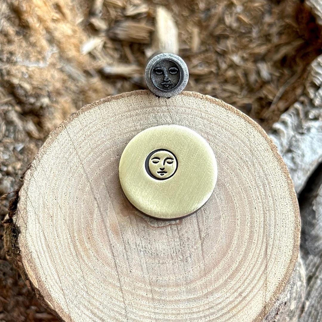 FULL MOON Metal Punch Stamp || Full Moon Metal Die || Metal Stamps ...