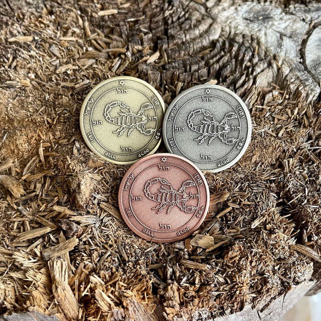 5th MARS SEAL Coin || the Fifth Pentacle of the Mars Coin || Solomon ...