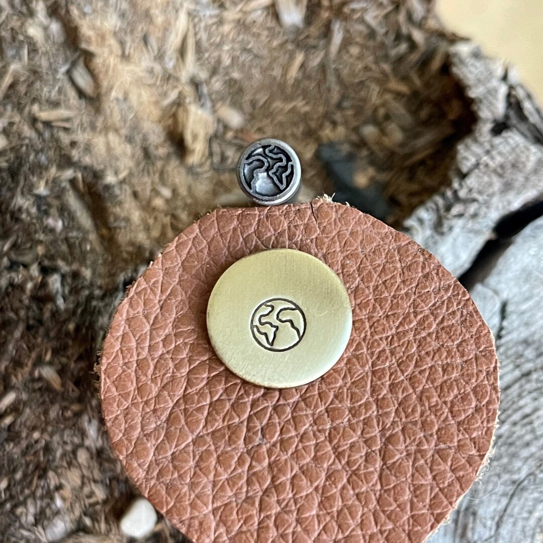 EARTH Metal Stamp || Planet Earth Metal Die || Metal Stamps || Jewelry ...