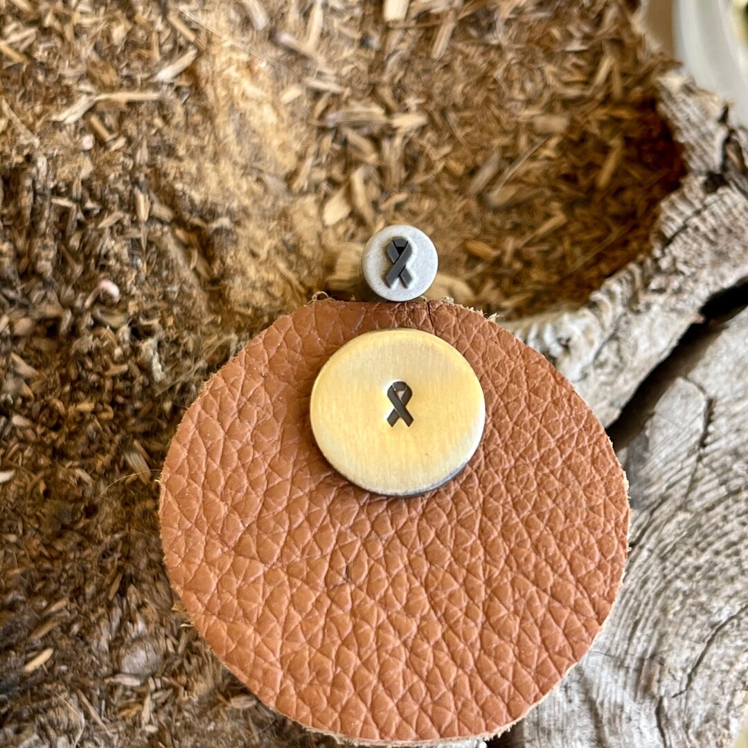 PINK RIBBON Metal Stamp || Breast Cancer Awareness Symbol Metal Die ...