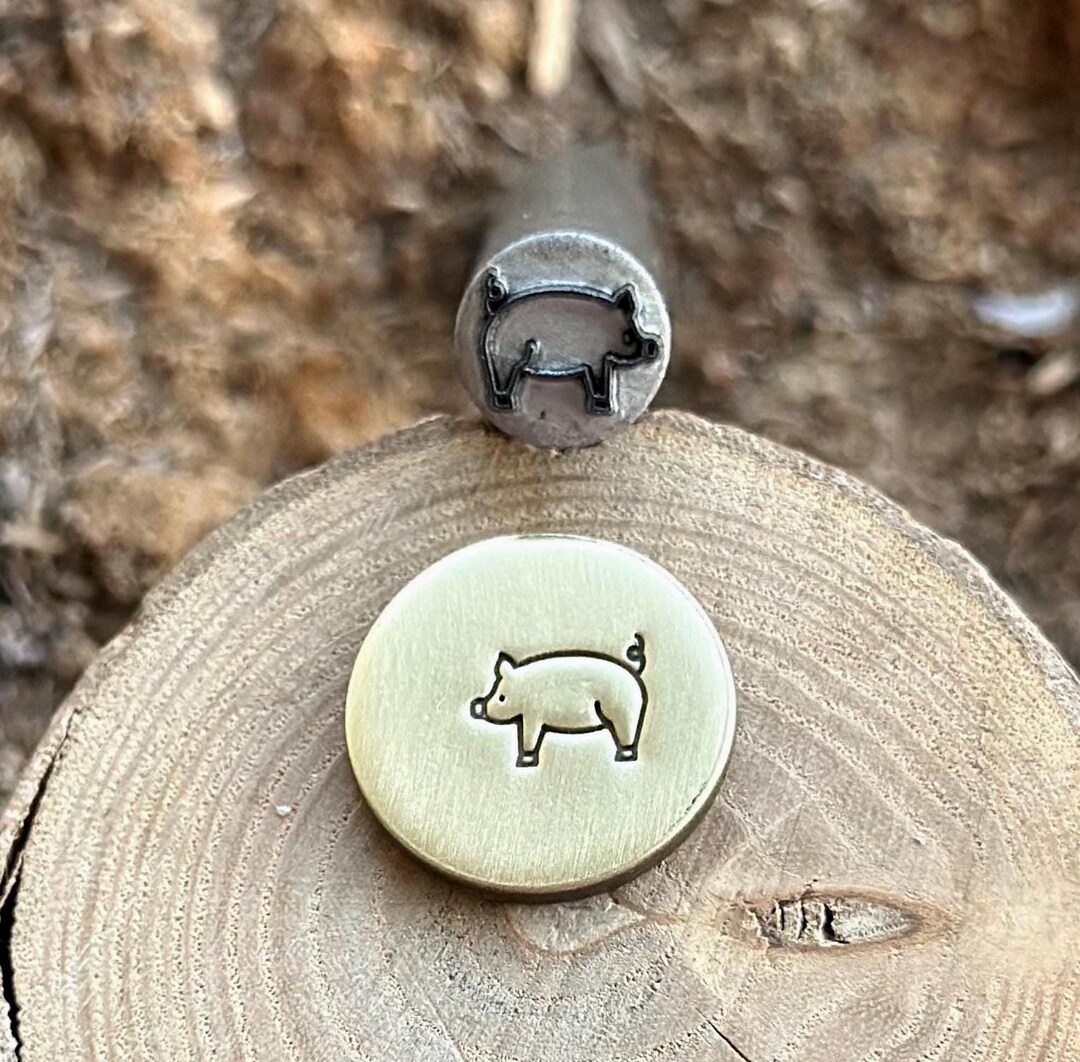 PIG METAL Stamp || Pig Metal Die || Metal Stamps || Punch Stamp | Steel ...