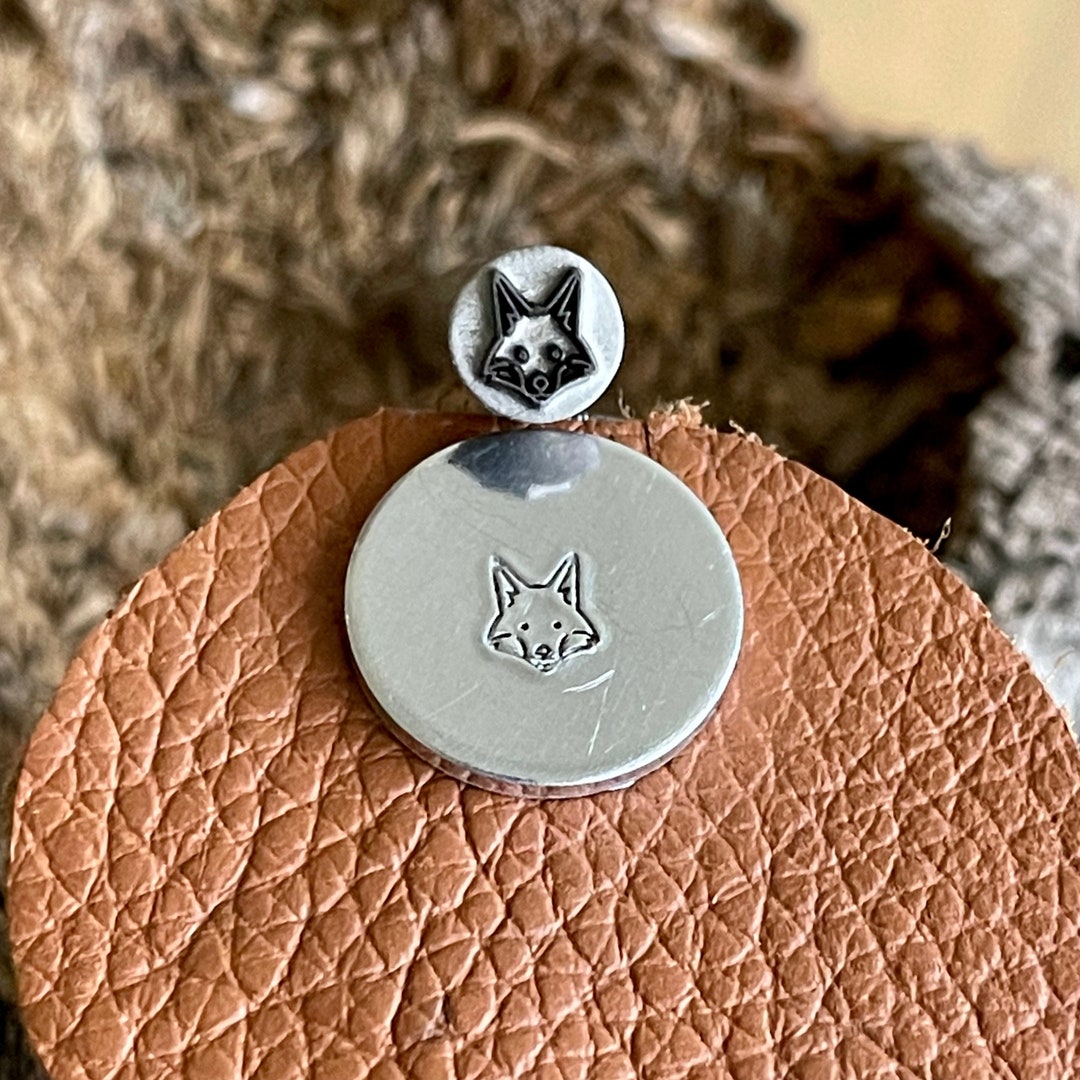 FOX METAL STAMP Fox Head Metal Die Metal Stamps - Etsy