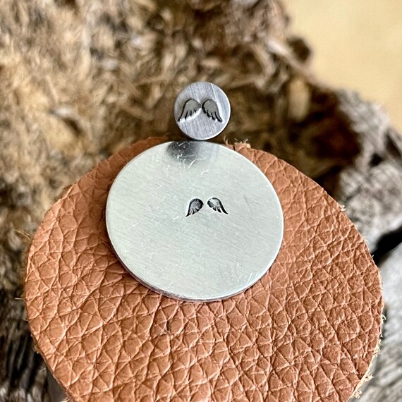 WINGS METAL STAMP Angel Wings Metal Die Metal Stamps | Etsy