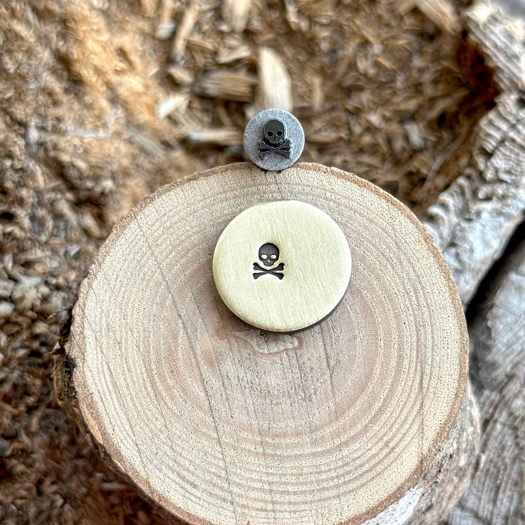 SKULL METAL STAMP || Skull Metal Punch Die || Metal Stamps || Jewelry ...