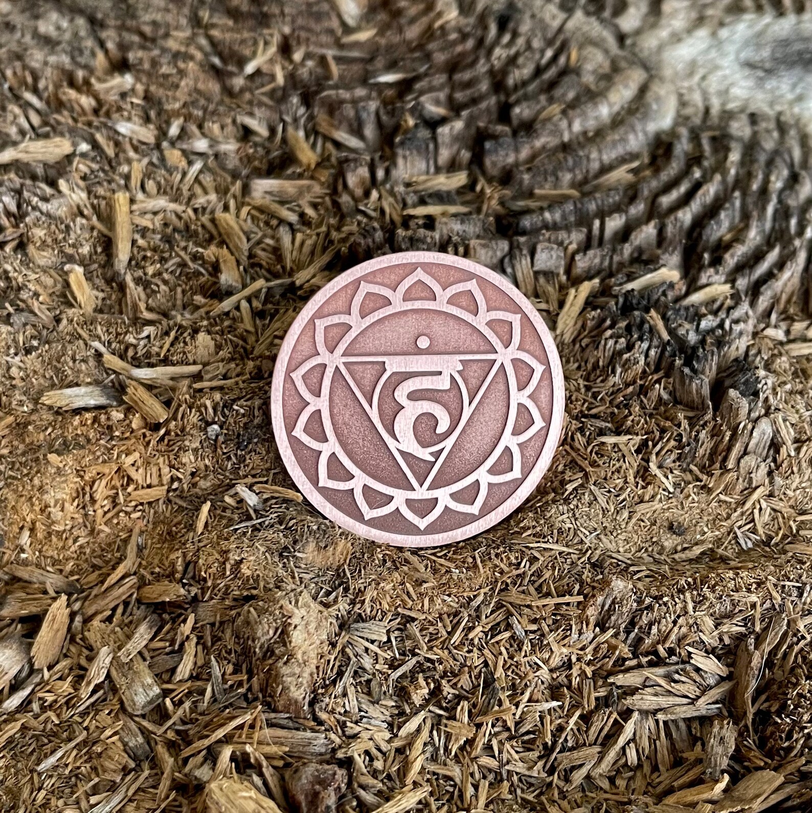 VISHUDDHA CHAKRA || Throat Chakra Coin || Pendant || Keychain || Pin ...