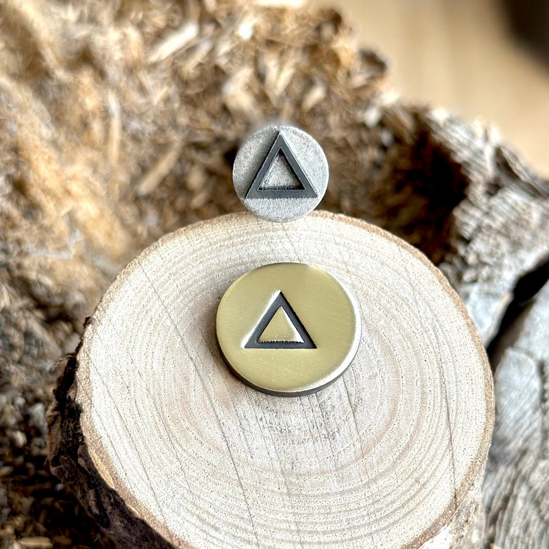 TRIANGLE Metal Stamp || Triangle Metal Die || Metal Stamps || Jewelry ...