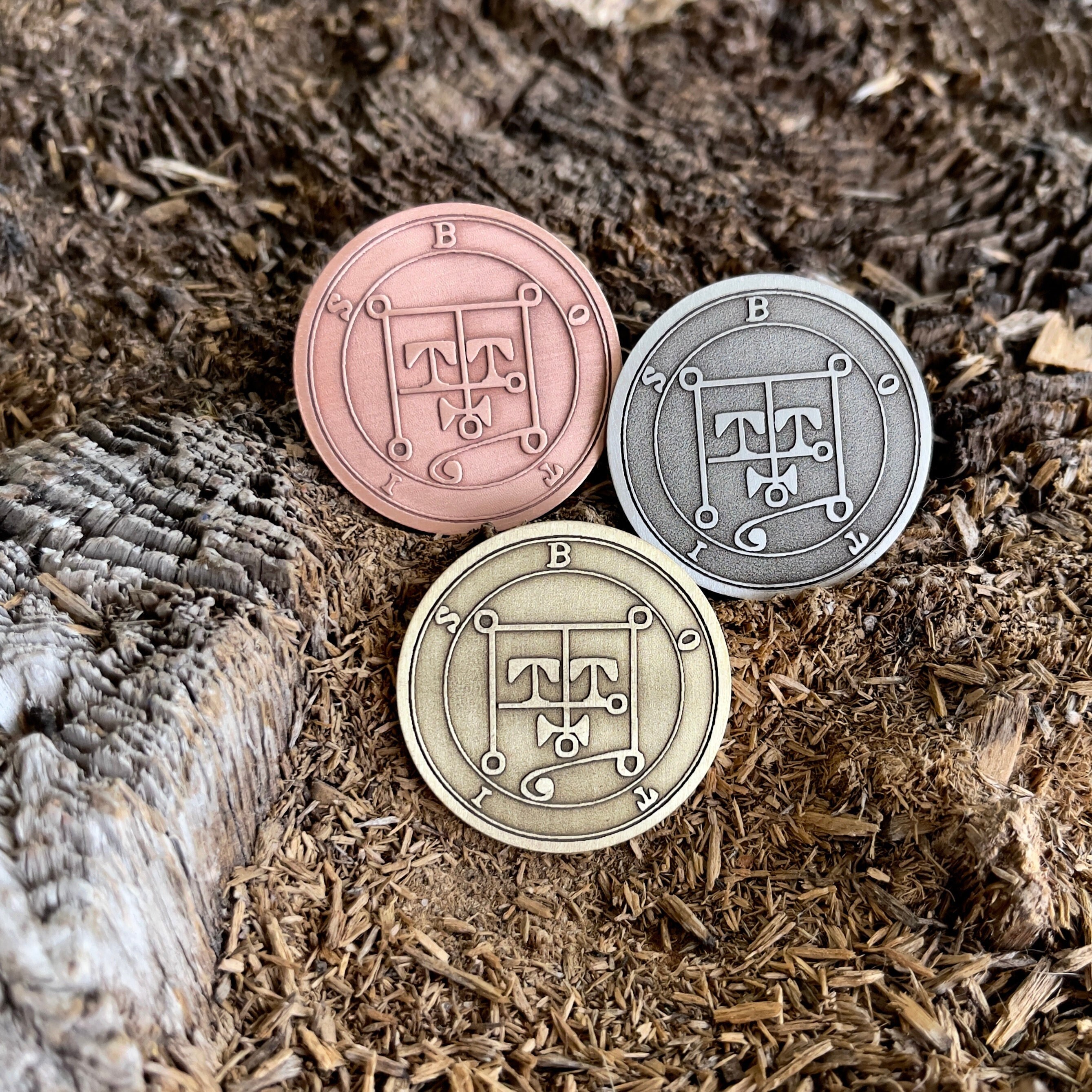 SEAL OF BOTIS Goetia Coin Botis Coin Pendant - Etsy
