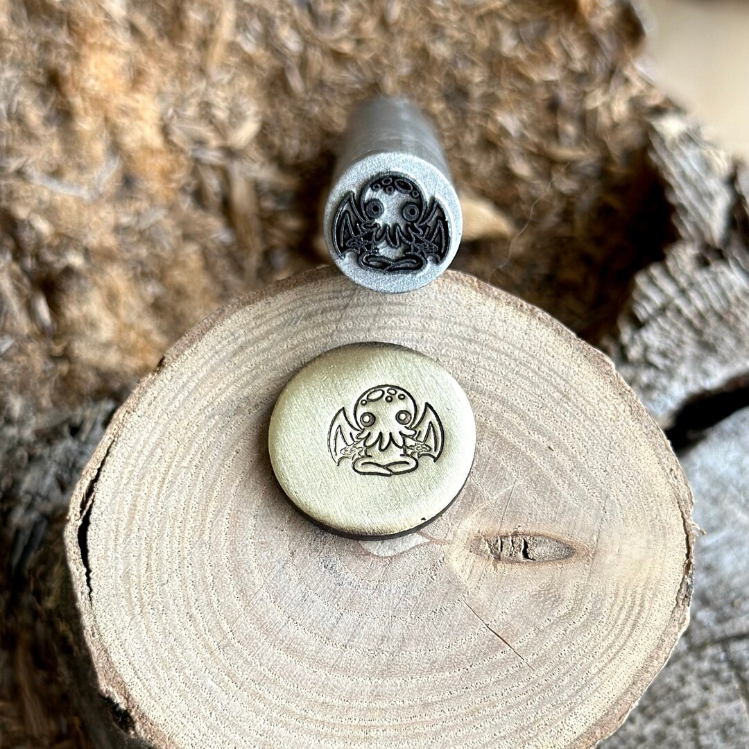 CUTE CTHULHU Metal Stamp || Mythological Creature Metal Die || Metal ...