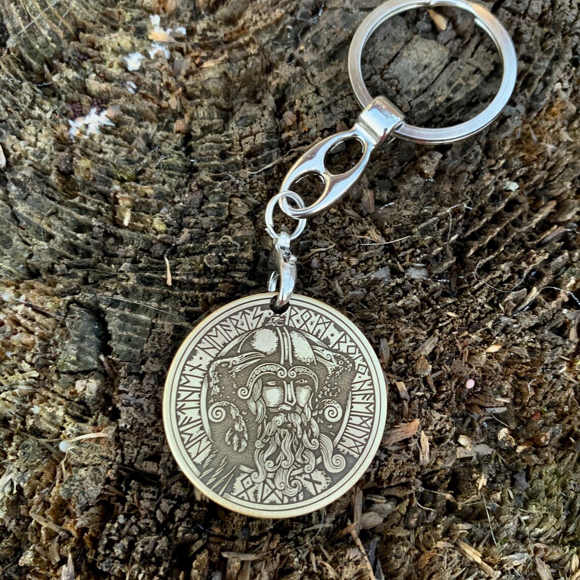 ODIN Coin || ODIN Pendant | ODIN Keychain | Odin Pin Badge (33 Mm, 1.25 ...