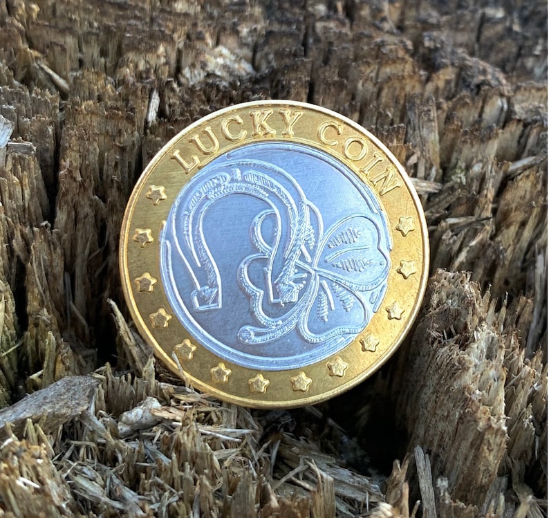 50 Pcs LUCKY Coin, LUCKY Charm - Etsy