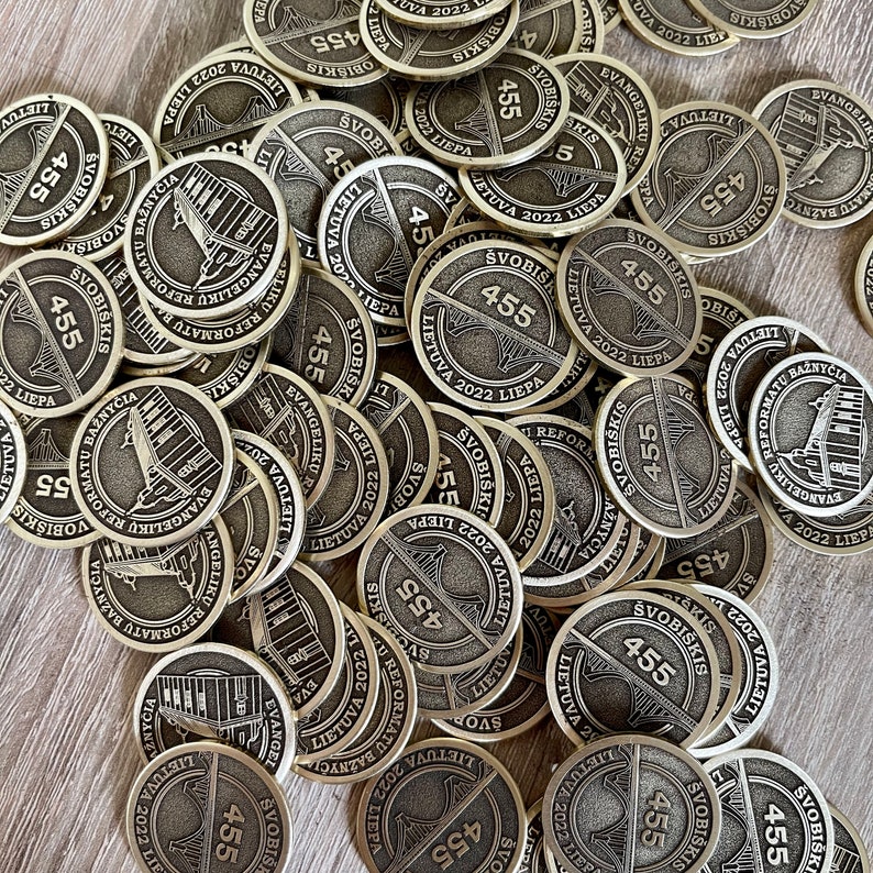 Custom Coin Set Custom Coins Custom Wedding Coins Custom Logo - Etsy