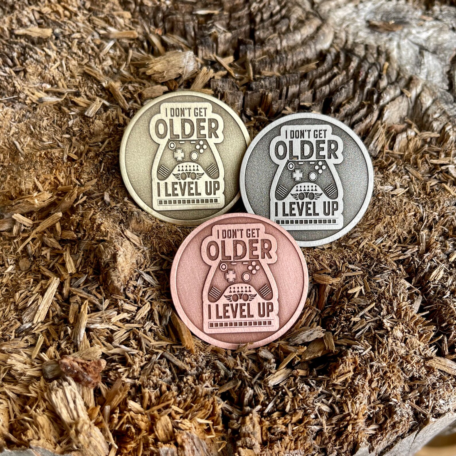 CUSTOM BIRTHDAY Coin || BIRTHDAY Level up Coin || Pendant | Keychain ...