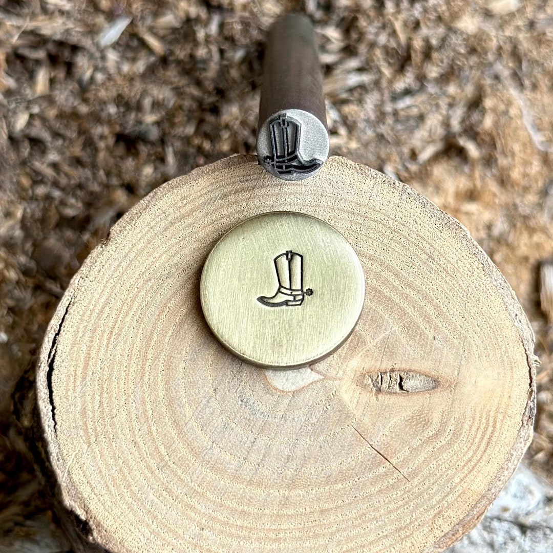 COWBOY BOOTS Metal Stamp || Cowboy Boots Metal Die || Clothing Metal ...