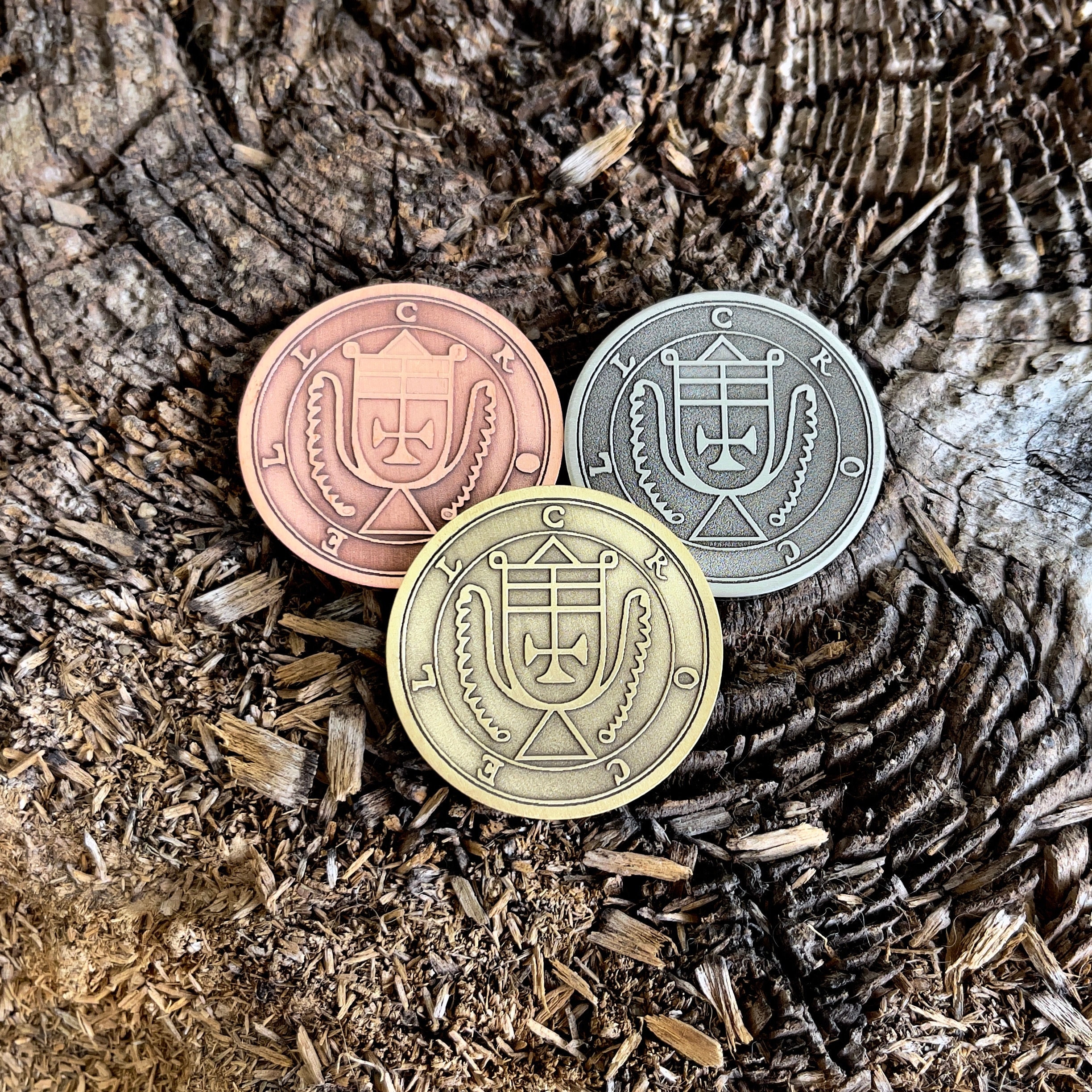 SEAL OF CROCELL Goetia Coin Crokel Coin Pendant - Etsy