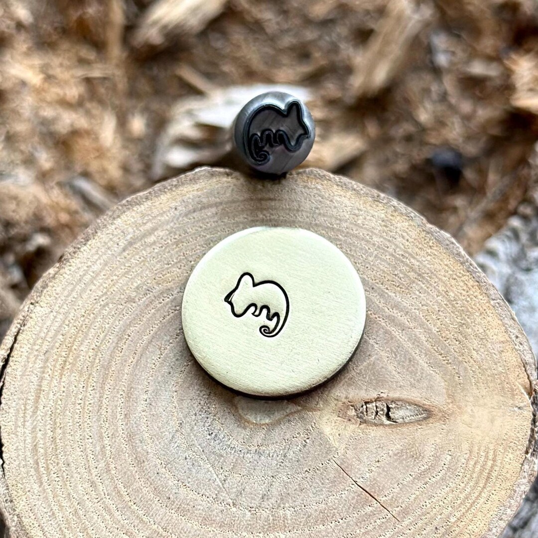 CHAMELEON SILHOUETTE Metal Stamp || Animal Metal Die || Chameleon Metal ...