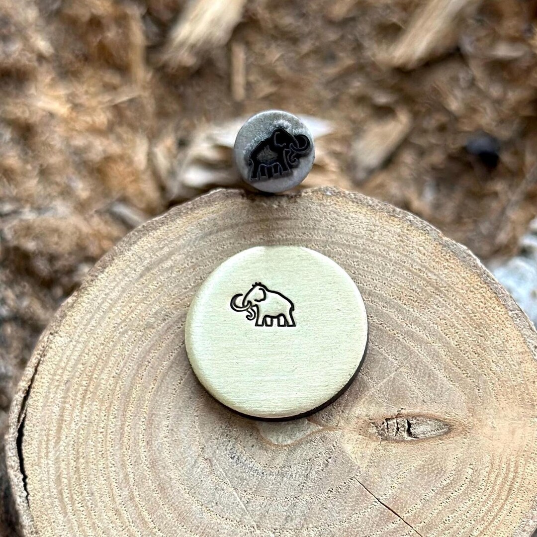 MAMMOTH SILHOUETTE Metal Stamp || Mammoth Metal Die || Animal Metal ...