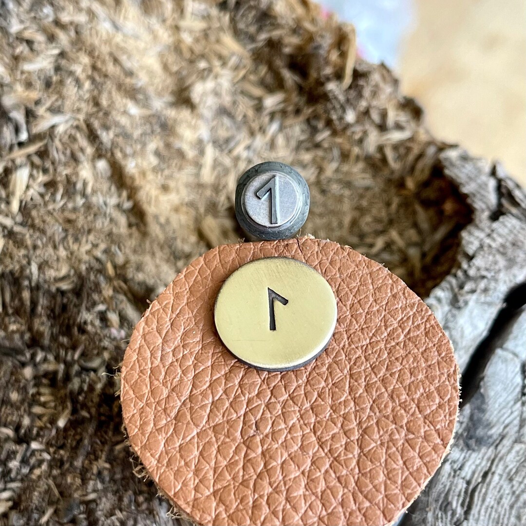 RUNE ALPHABET L Futhark Rune Alphabet Metal Stamp Metal Die Jewelery ...
