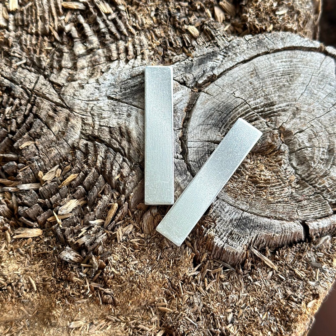 RECTANGLE Aluminum Blanks 50x10mm (1.96x0.39 Inch) || Rectangle ...
