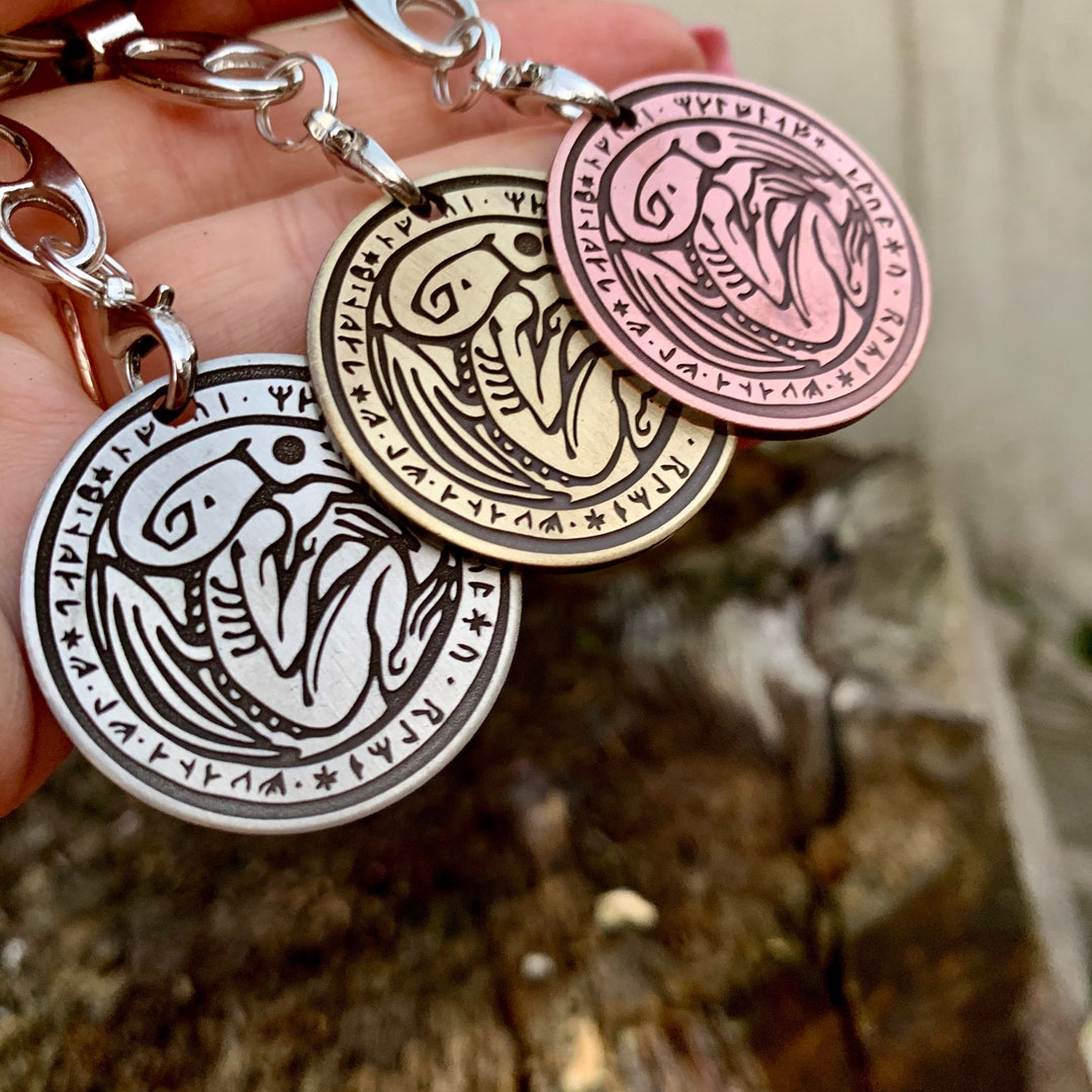 CTHULHU Coin ||CTHULHU Pendant || CTHULHU Keychain || Cthulhu Pin Badge ...