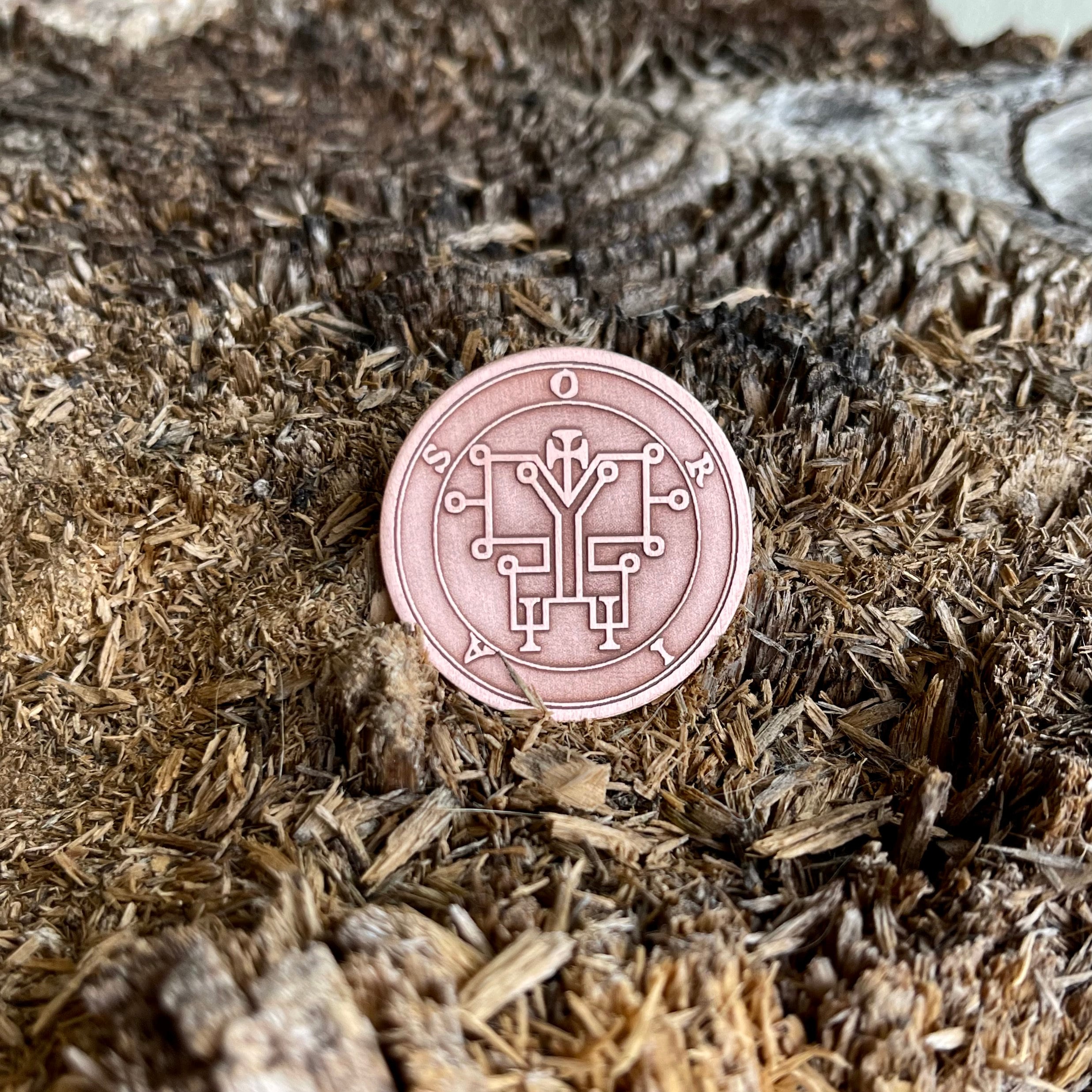 SEAL OF ORIAS Goetia Coin Oriax Coin Pendant - Etsy
