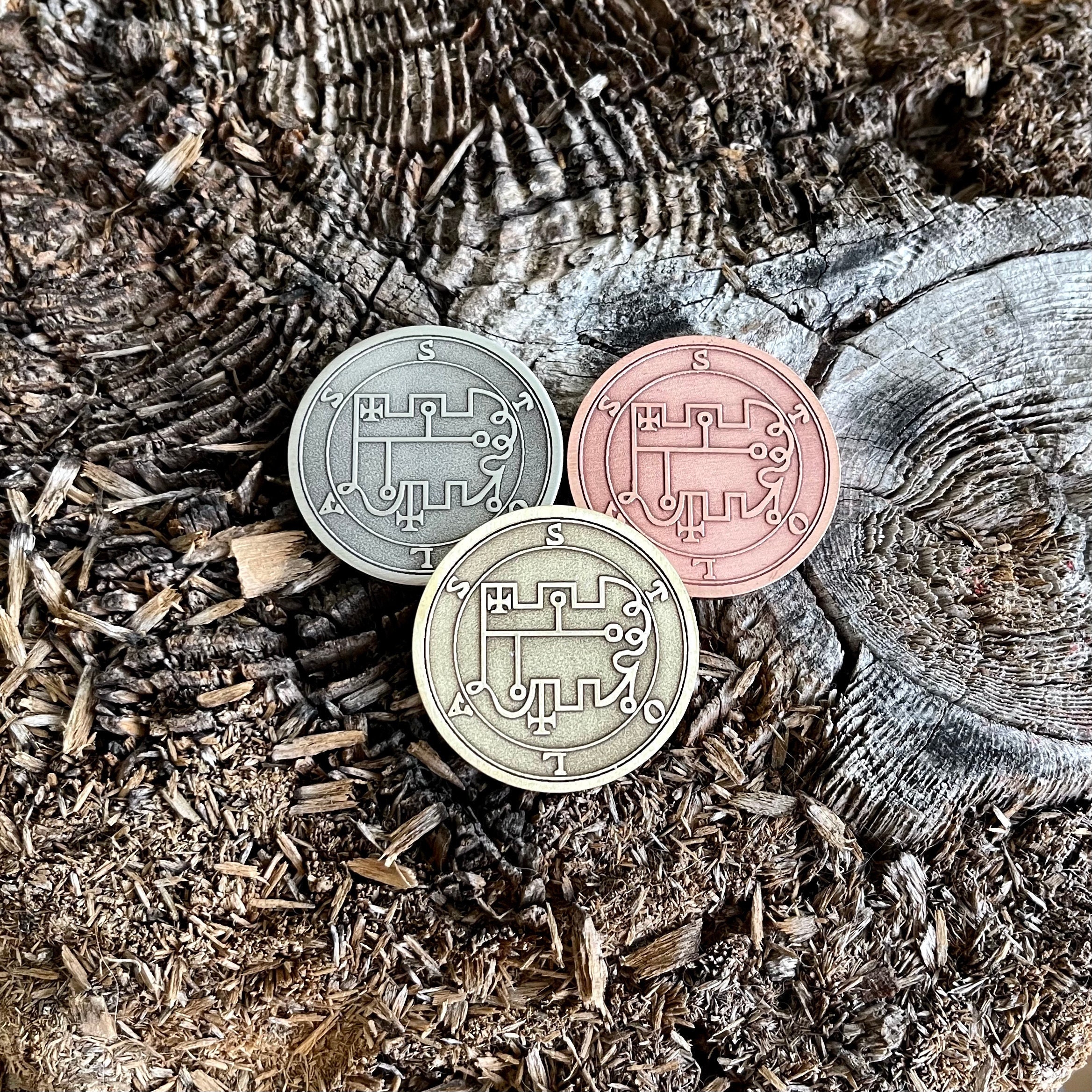 SEAL OF STOLAS Goetia Coin Stolos Coin Pendant - Etsy