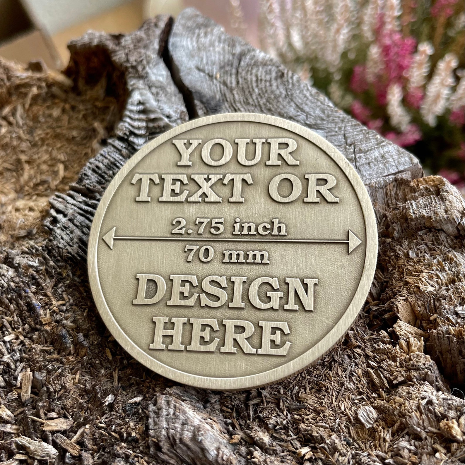 CUSTOM COIN || Souvenir Coin | Pocket Token 70 Mm (2.75 Inch) - Etsy