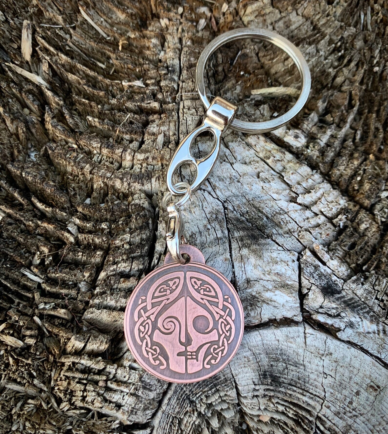 Hel Viking Coin Pendant Keychain Norse Viking Jewelry | Etsy