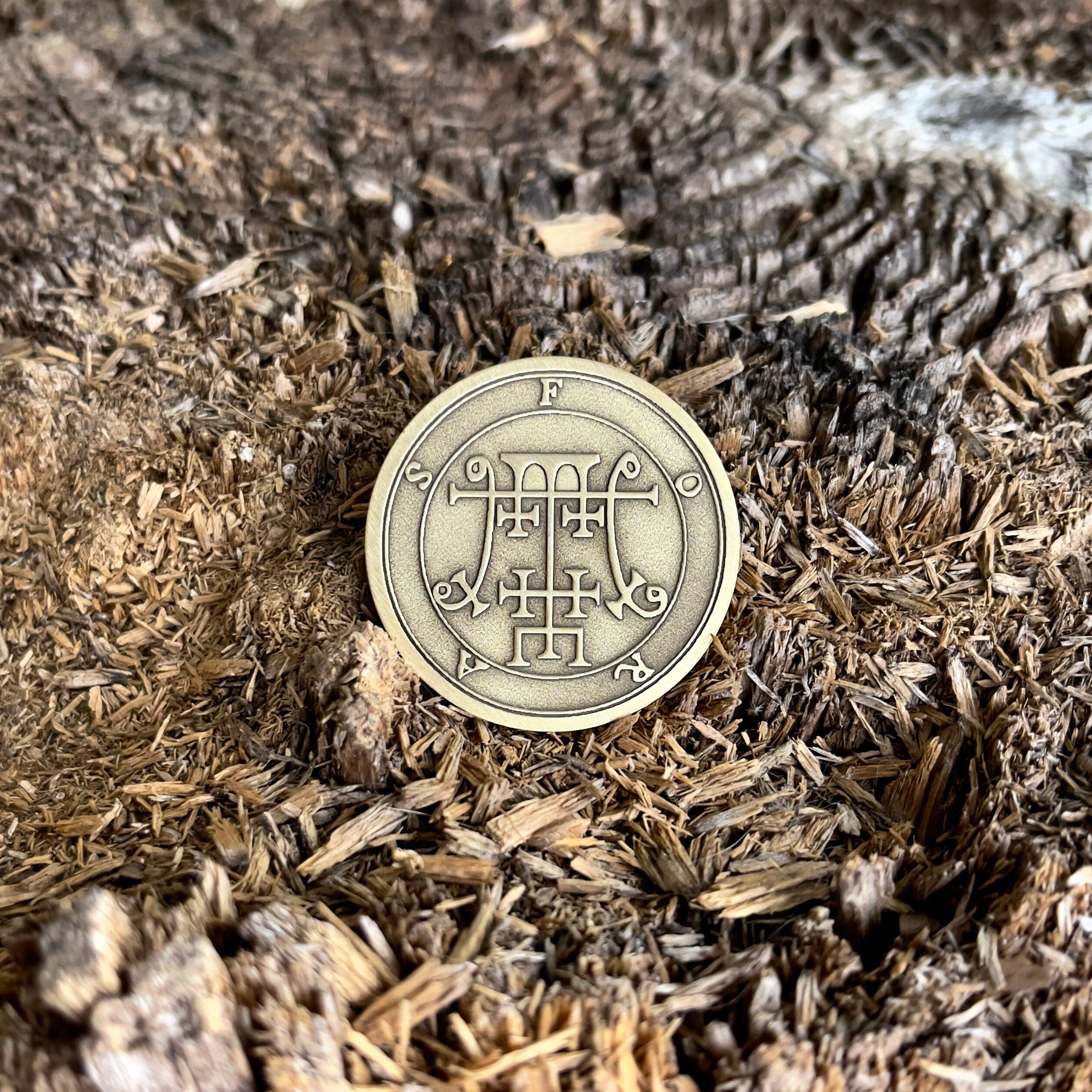 SEAL OF FORAS Goetia Coin Forras Coin Pendant - Etsy