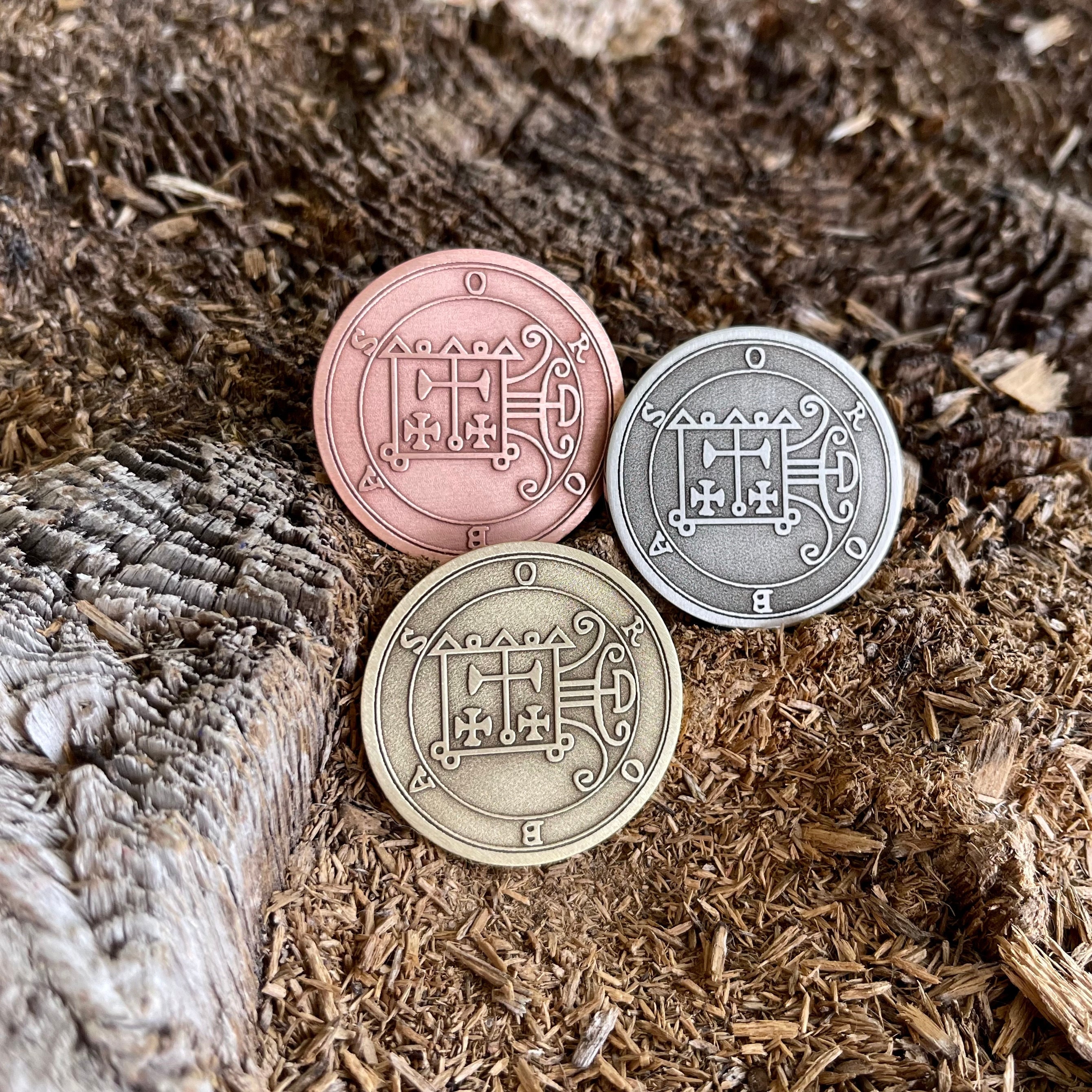 SEAL OF OROBAS Goetia Coin Orobas Coin Pendant - Etsy